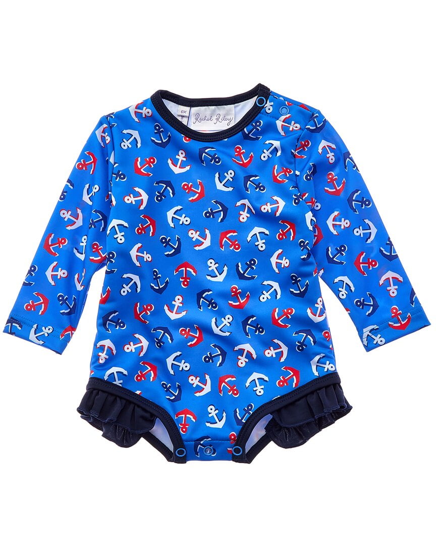 Rachel Riley girls Anchor Frill Rash Guard, 12M - Walmart.com