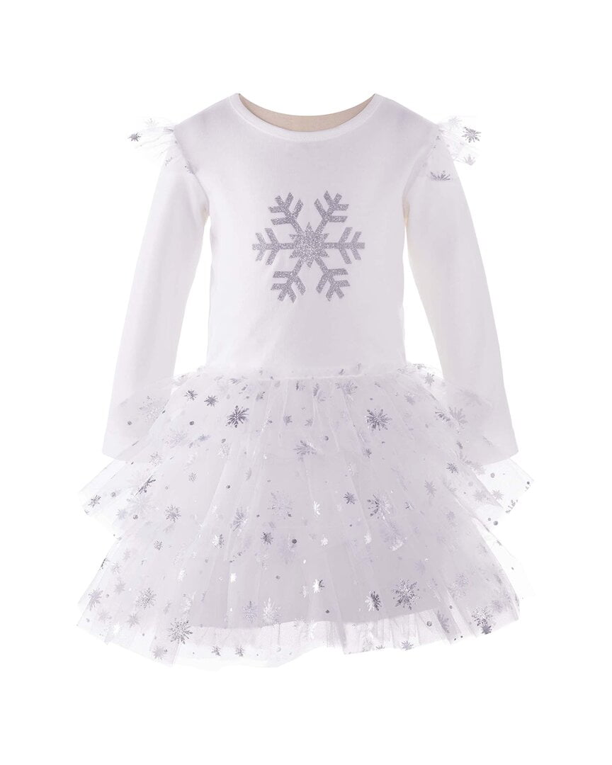 Rachel Riley girls Snowflake Print Tutu Dress, 6M - Walmart.com
