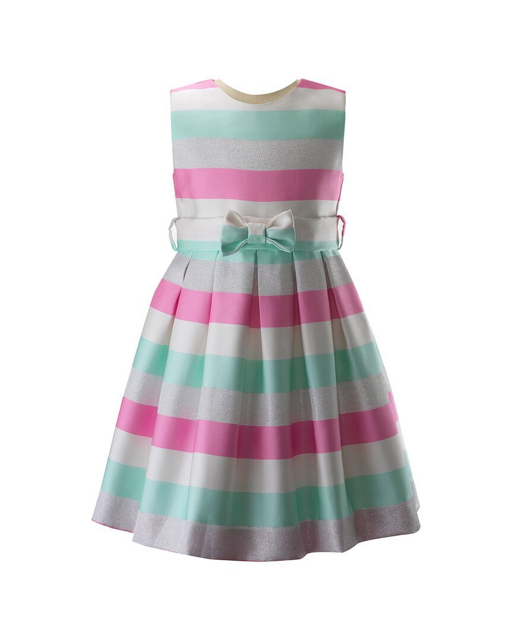 Rachel Riley girls Sparkle Stripe Party Dress, 3Y - Walmart.com