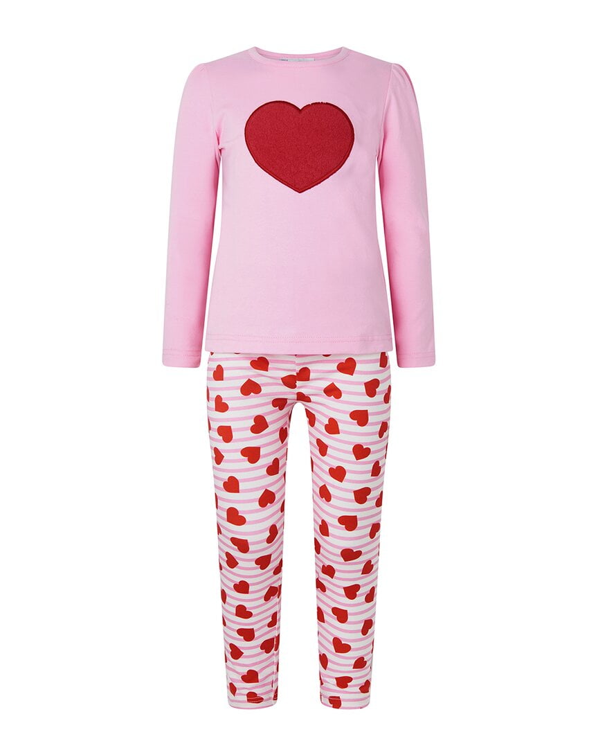 Rachel Riley girls Stripe Heart Legging Set, 6Y, Pink - Walmart.com