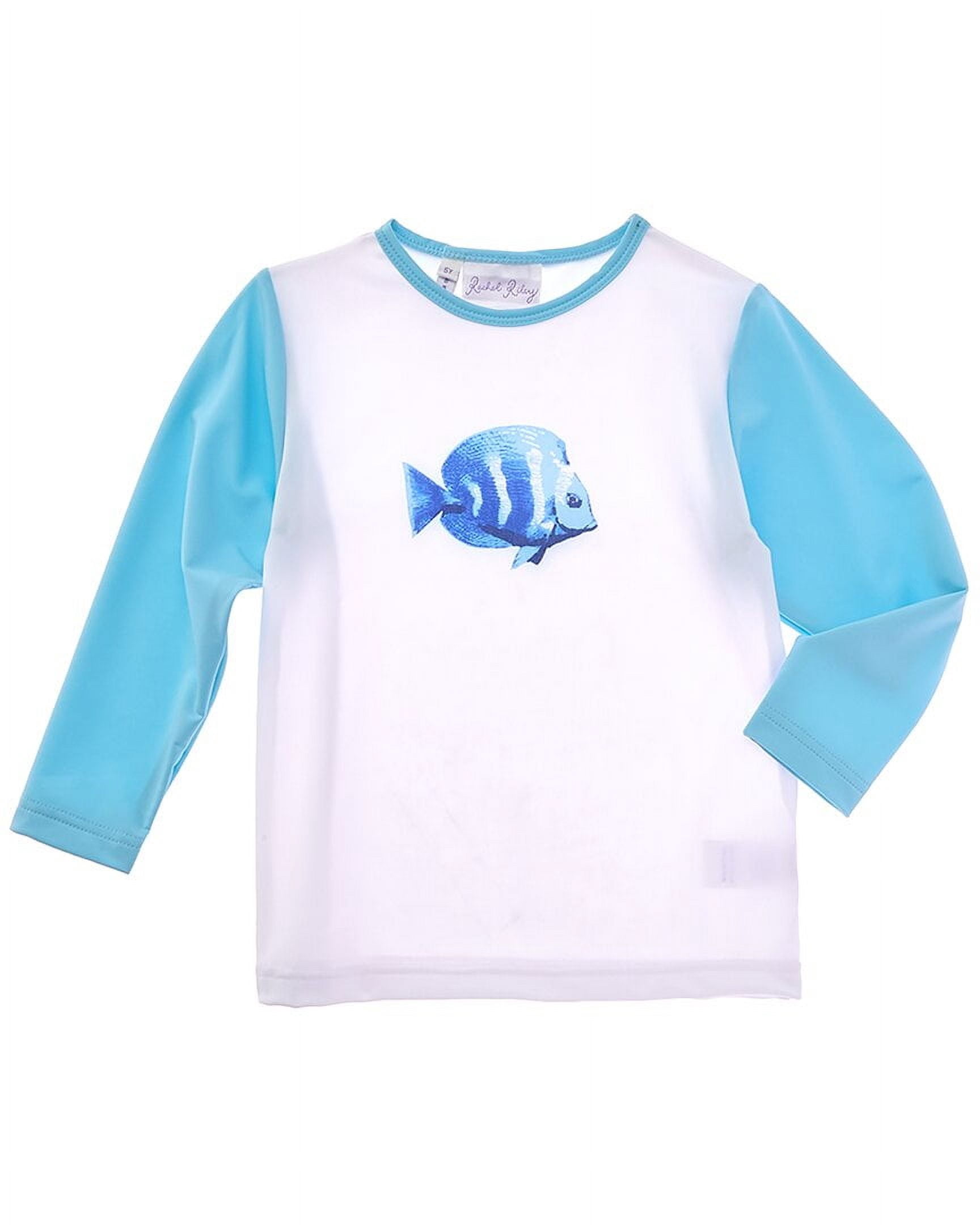 Rachel Riley girls Tropical Fish Rash Guard, 5Y - Walmart.com