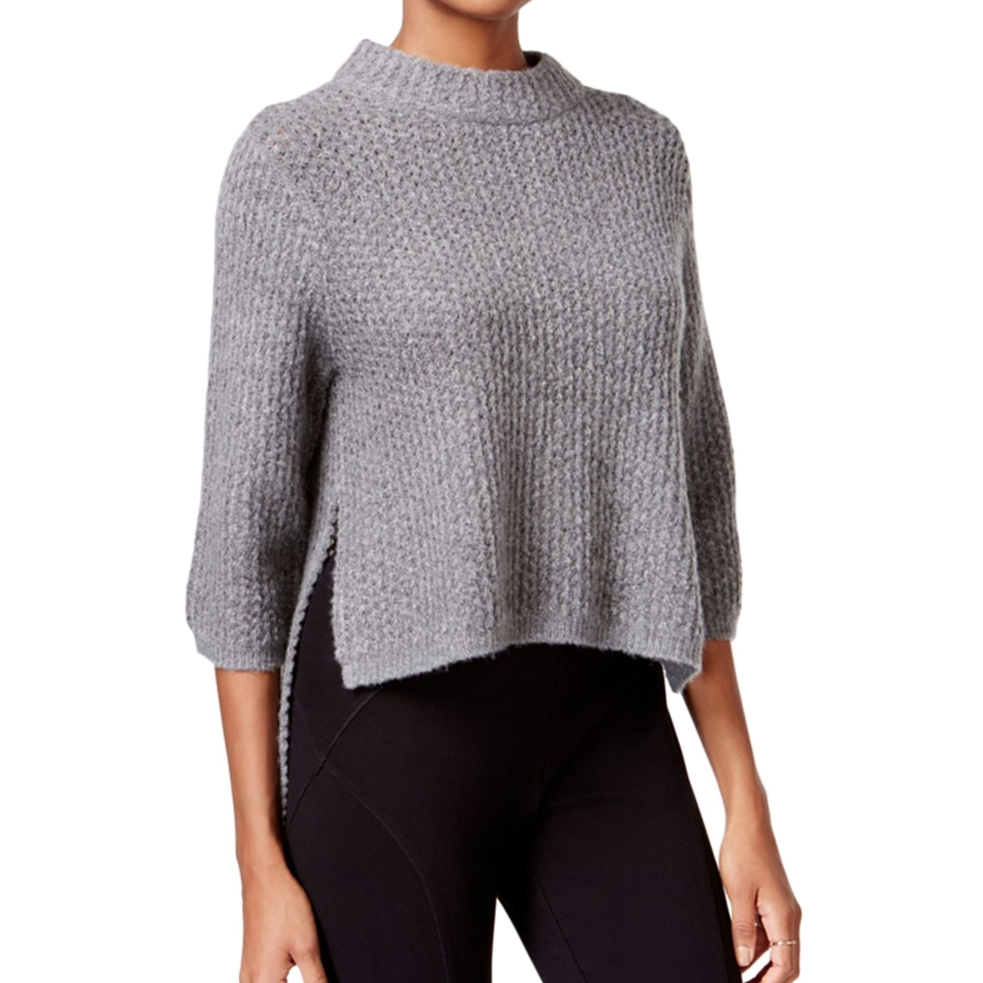 Rachel Roy Womens High-Low Knit Sweater, Grey, XX-Large - Walmart.com