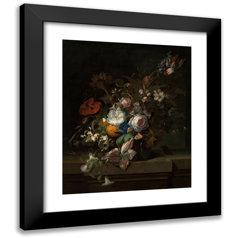 Rachel Ruysch 20x24 Black Modern Framed Museum Art Print Titled ...