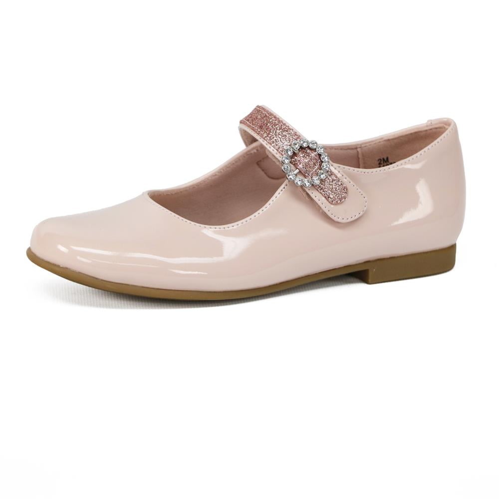 Rachel Shoes Little Girls 11-3 Velcro Strap Ballerina Flats - Walmart.com