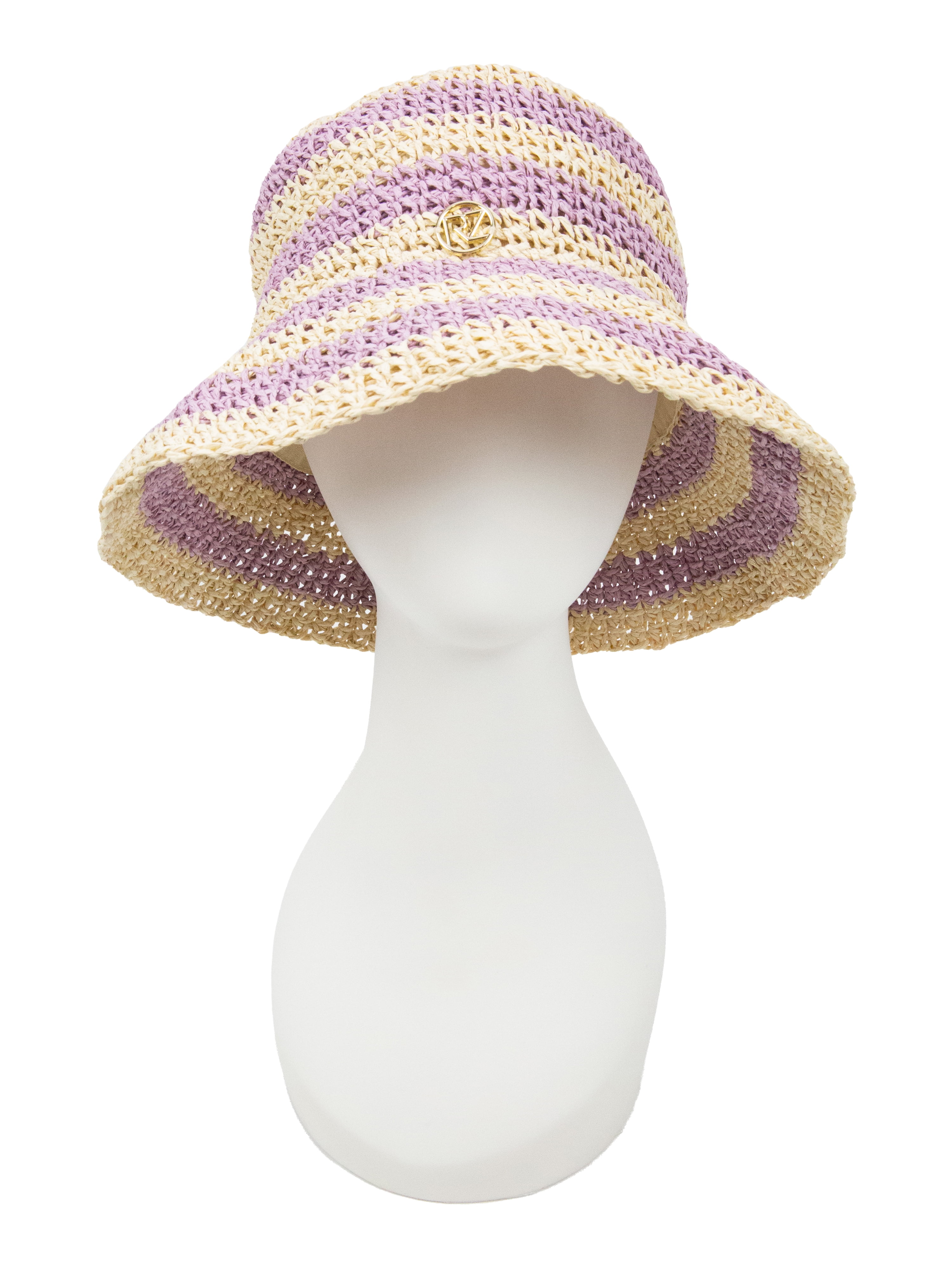 Rachel Zoe Women's Straw Bucket Hat, Lilac, One Size - Walmart.com