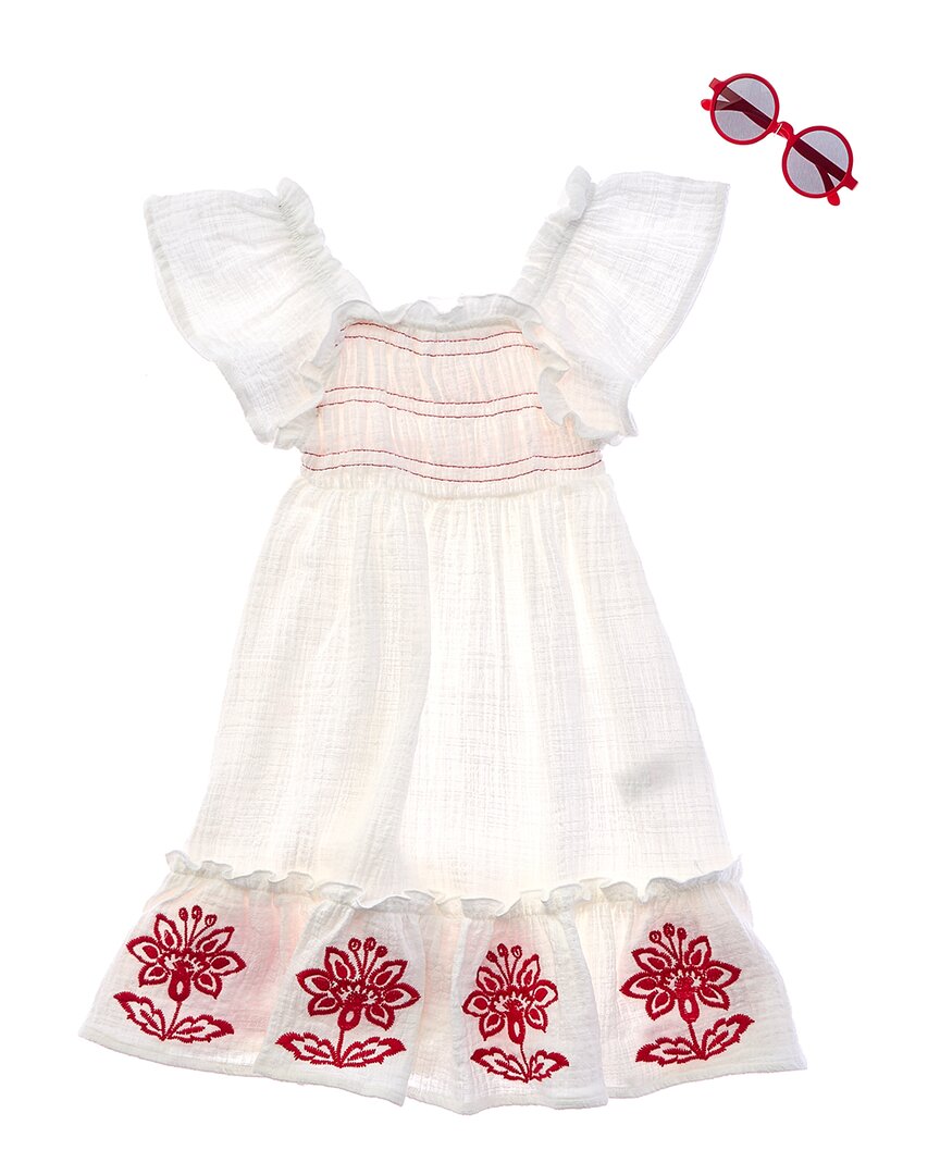 Rachel Zoe girls 2pc Gauze Dress Set with Sunglasses, 2T - Walmart.com