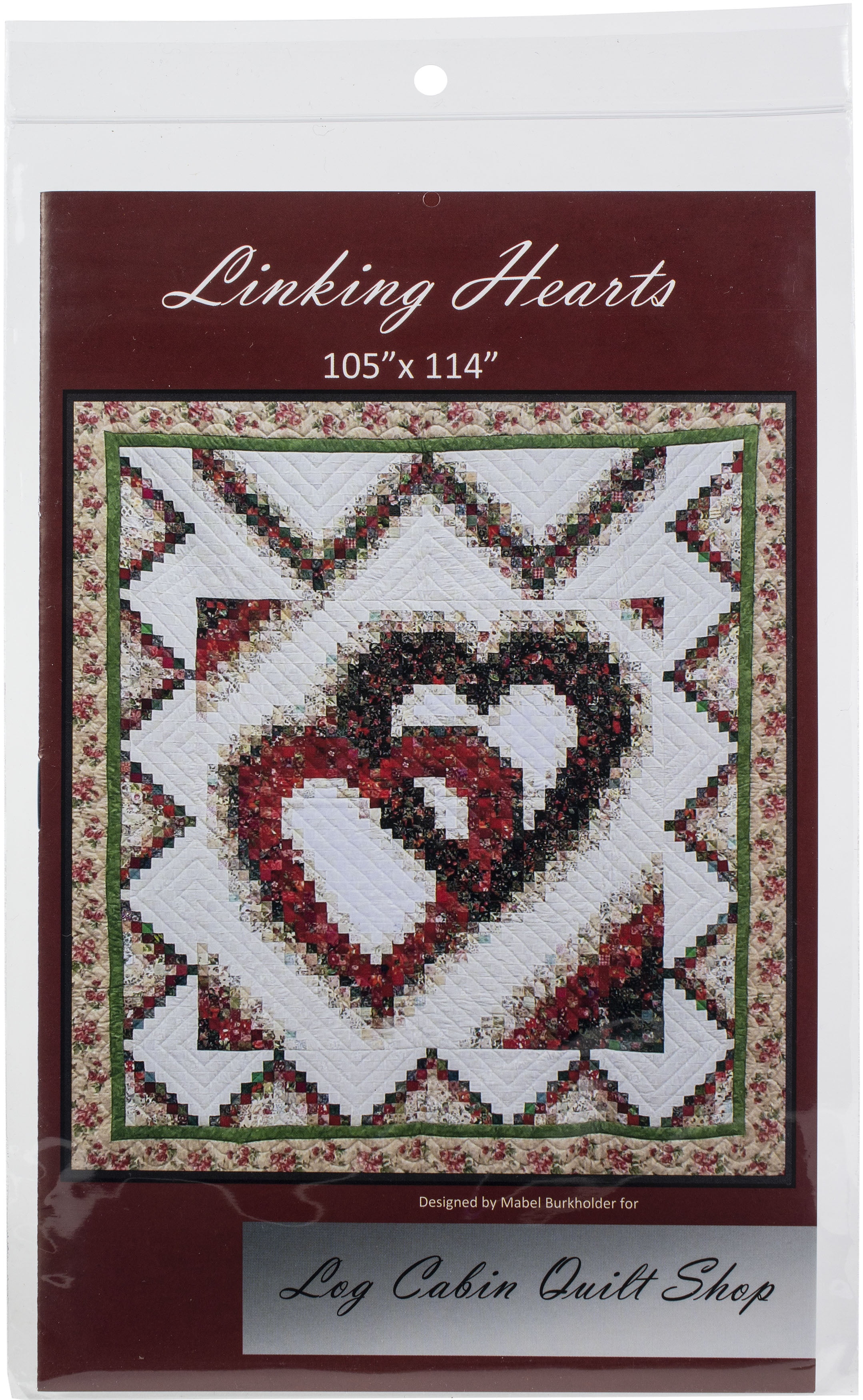 Rachel's Of Greenfield Quilt Pattern -Linking Hearts, Full Size ...