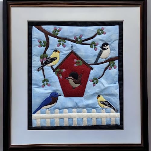 Rachel's Of Greenfield Spring Birds Felt Kit, Wall Quilt Kit, Quilt ...