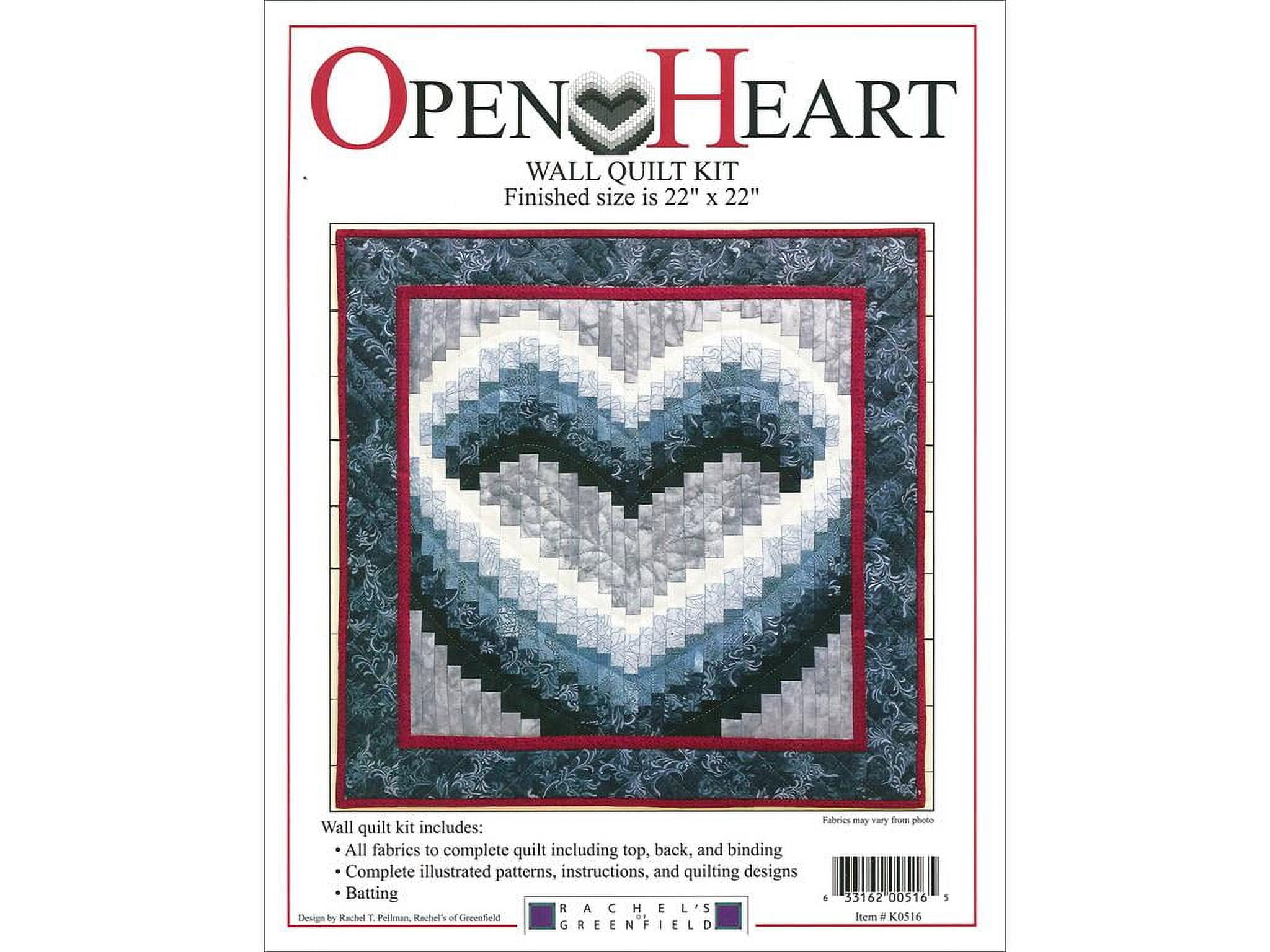Rachel's of Greenfield Kit Quilt Open Heart - Walmart.com