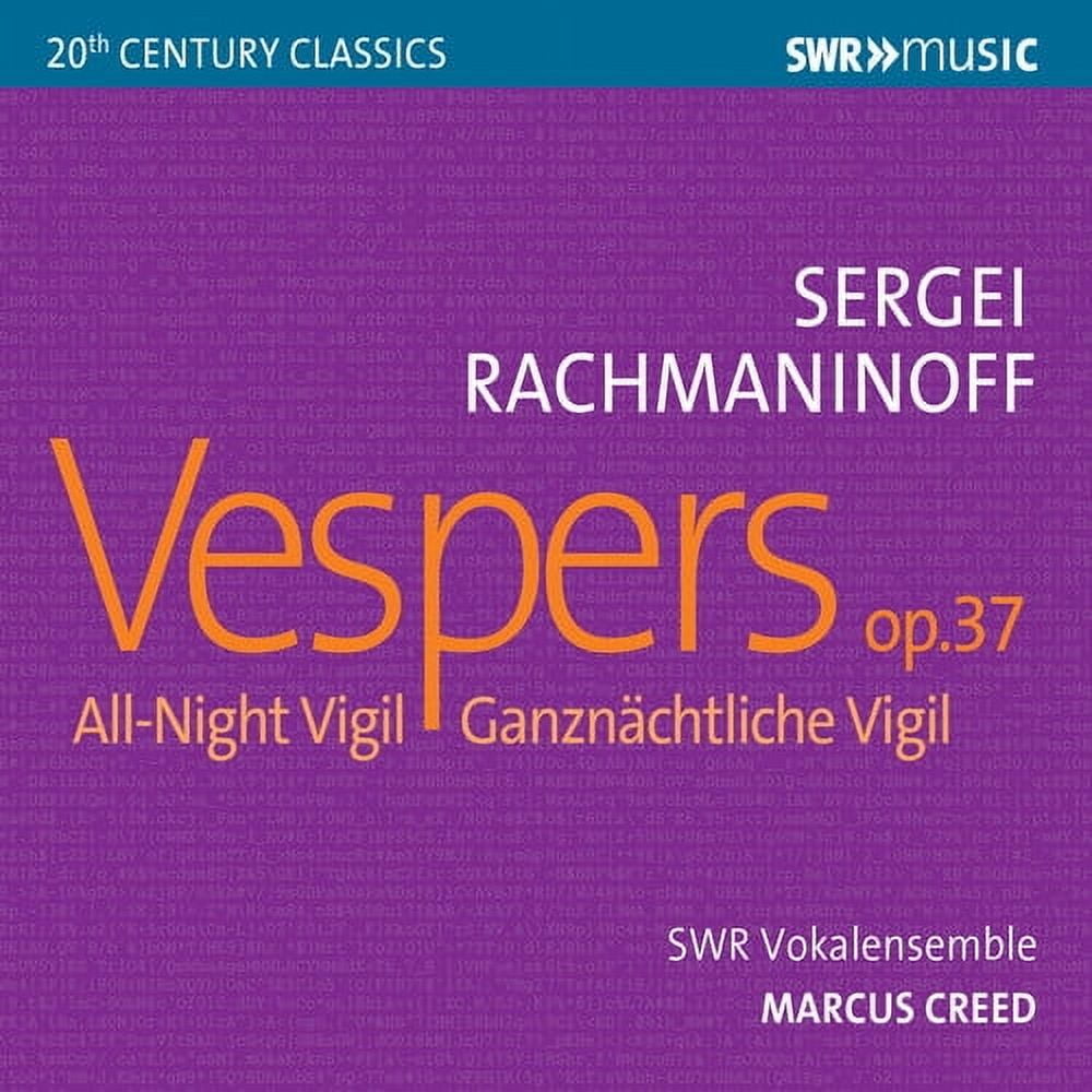 Rachmaninoff / Koch / Creed - Vespers 37 All Night Vigil - Music & Performance - CD - Walmart.com