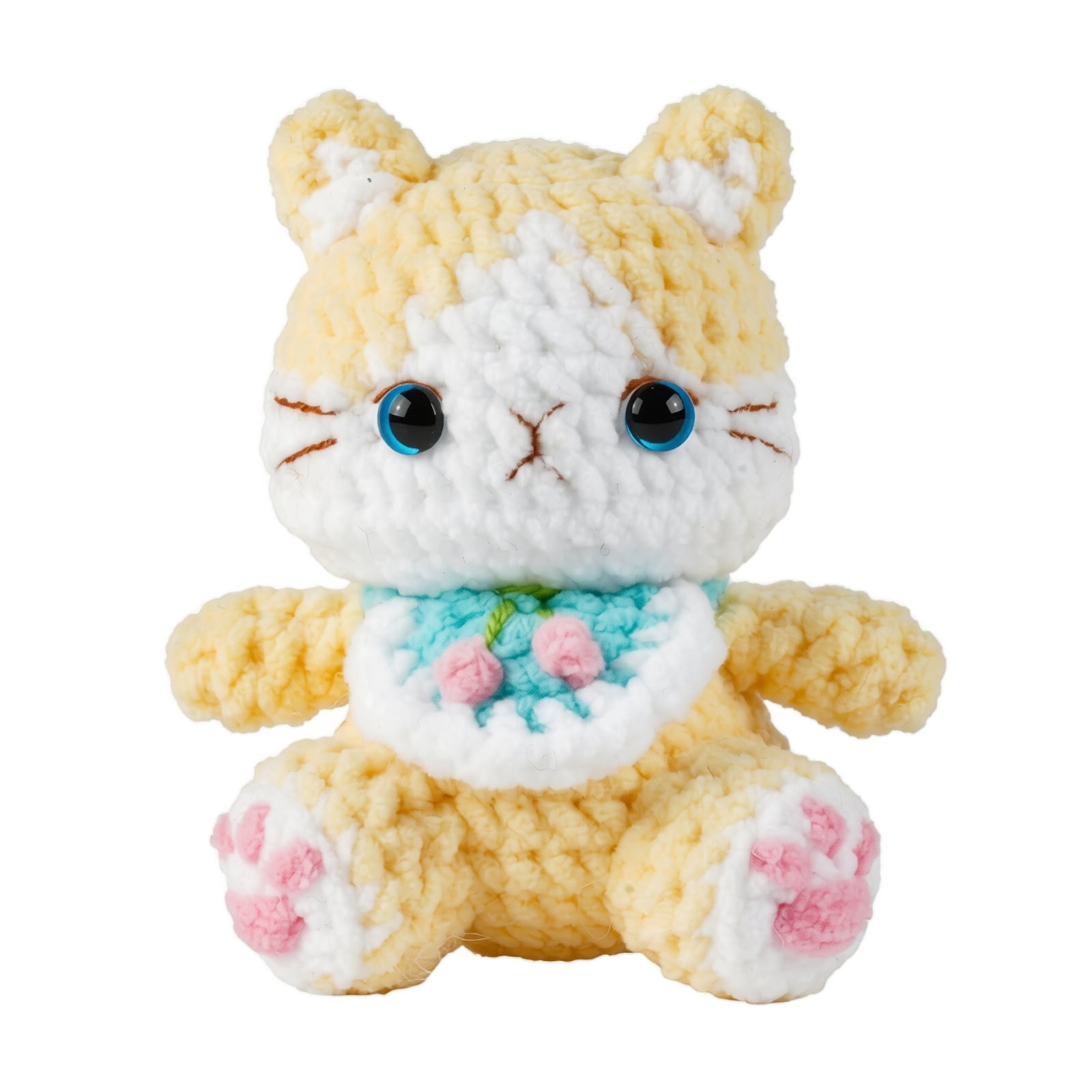 Racifhz Crochet Kit For Beginners DIY Cat Doll Knitting Set Animal ...