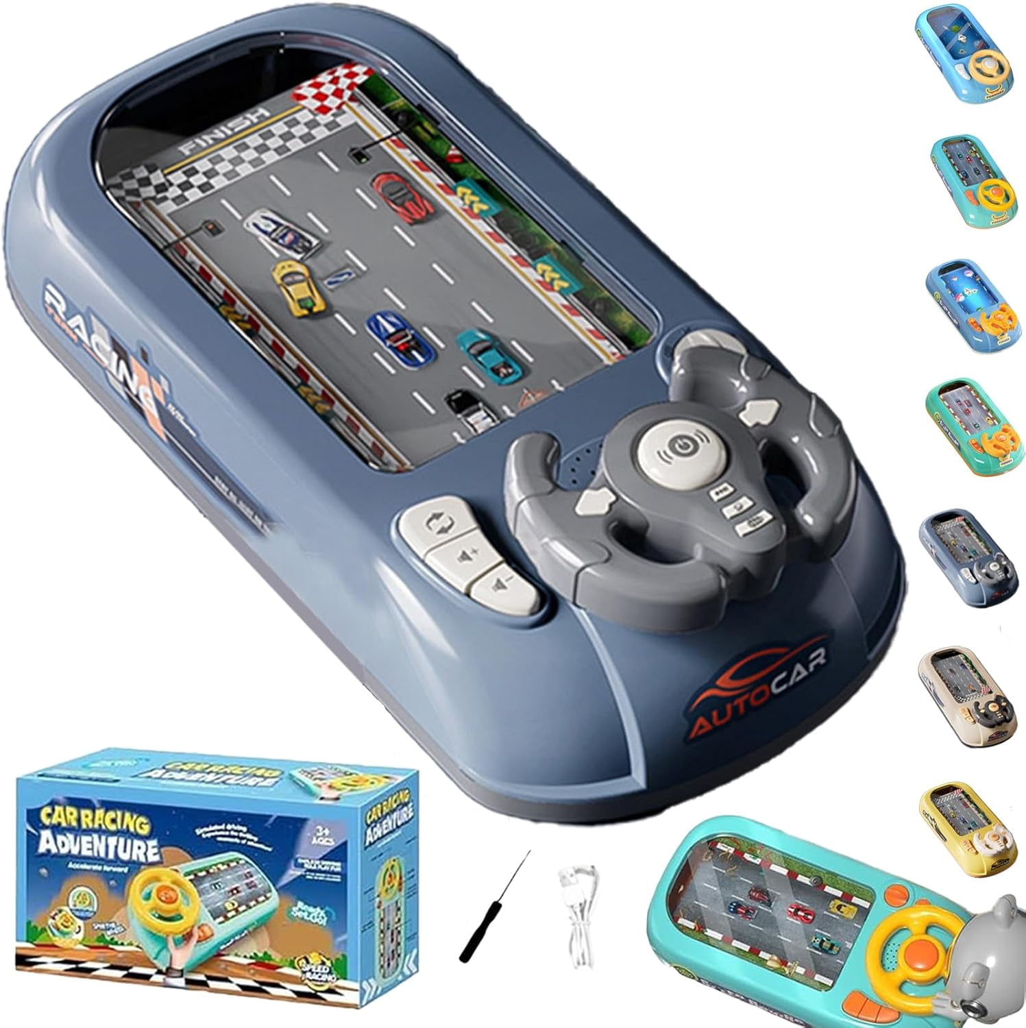 Racing Adventure Car Steering Wheel, Car Racing Adventure Toy, 2025 New ...