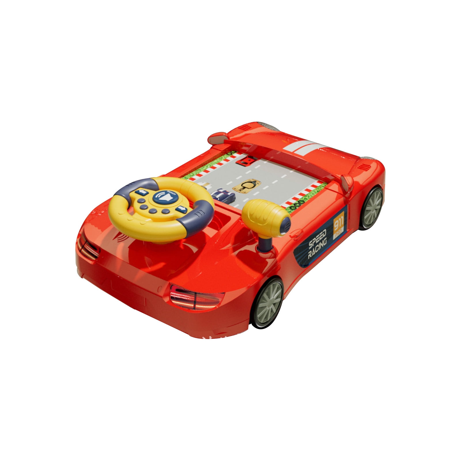 Racing Adventure Car Steering Wheel Toy for Kids,Steer Joy Driving ...