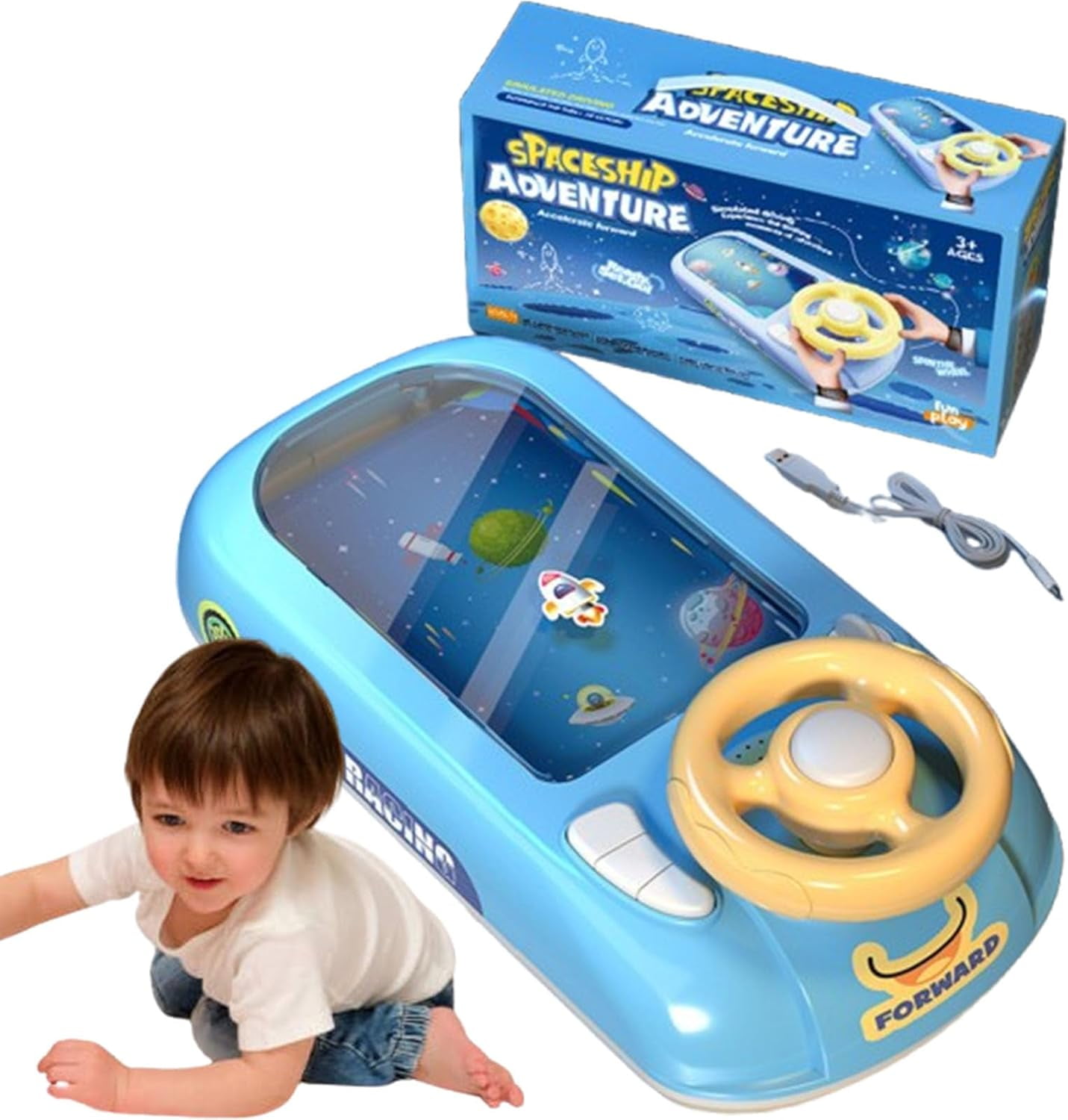 Racing Adventure Car Steering Wheel, Racing Car Steering Wheel Toy ...