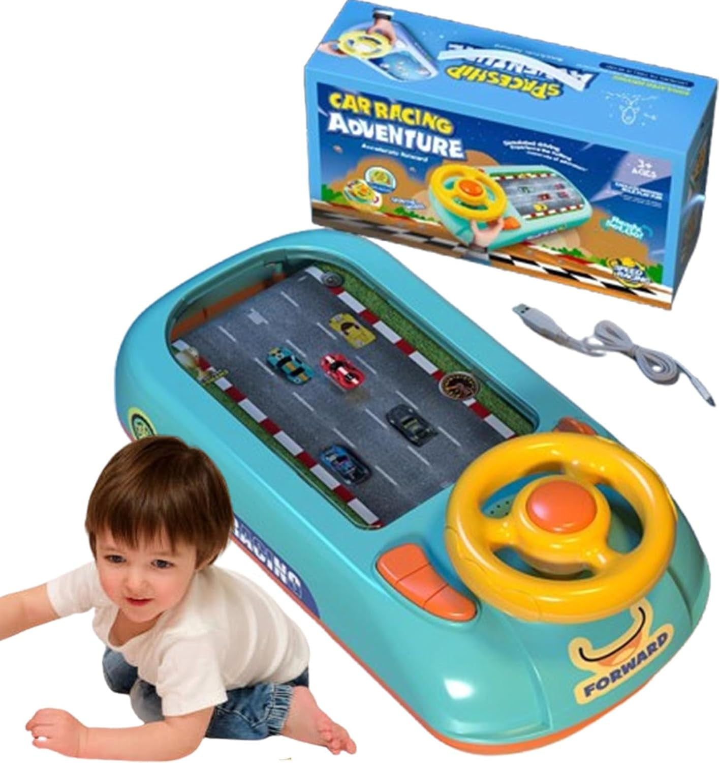 Racing Adventure Car Steering Wheel, Racing Car Steering Wheel Toy ...