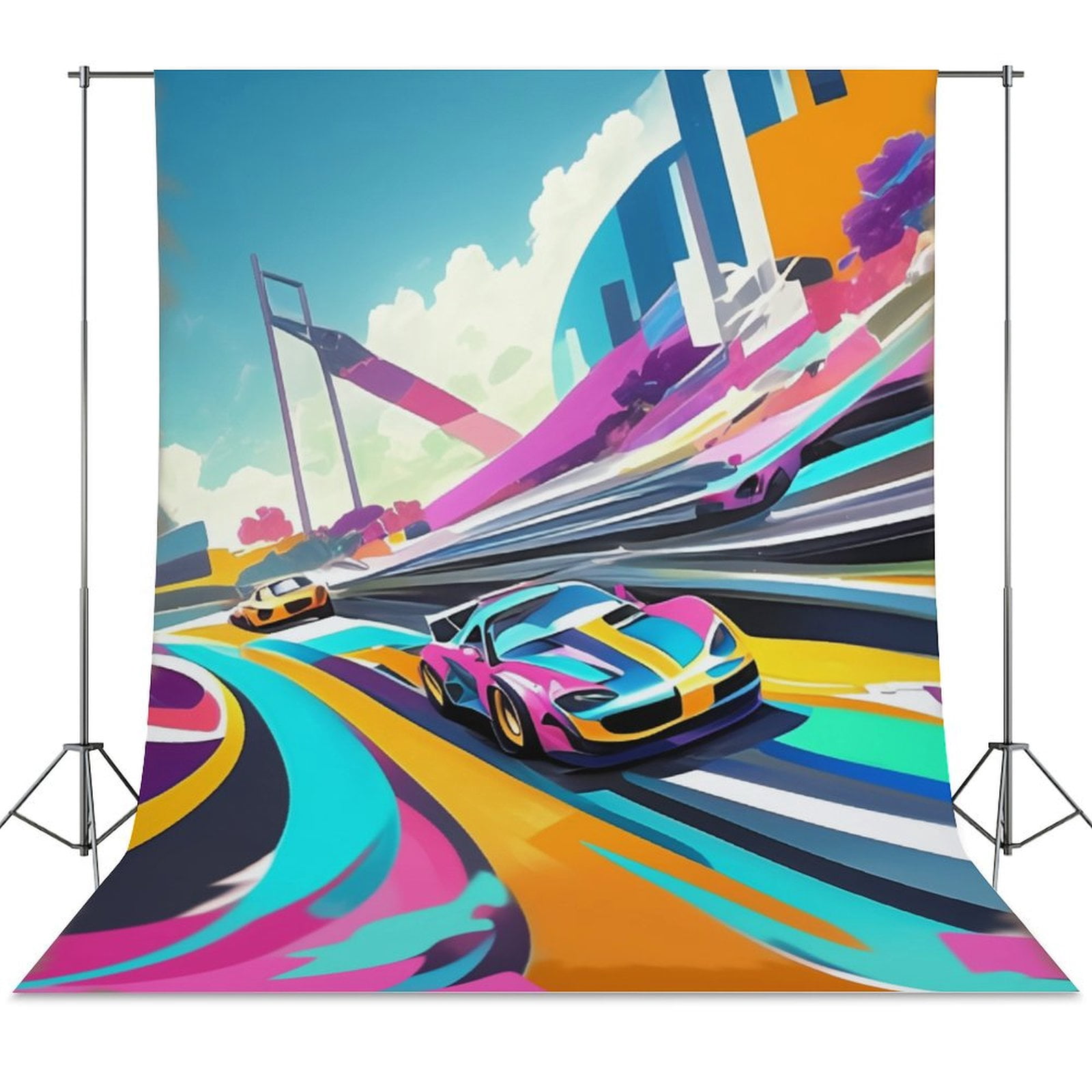 Racing And Flag Backdrop Background for Photography Photo Booth ...