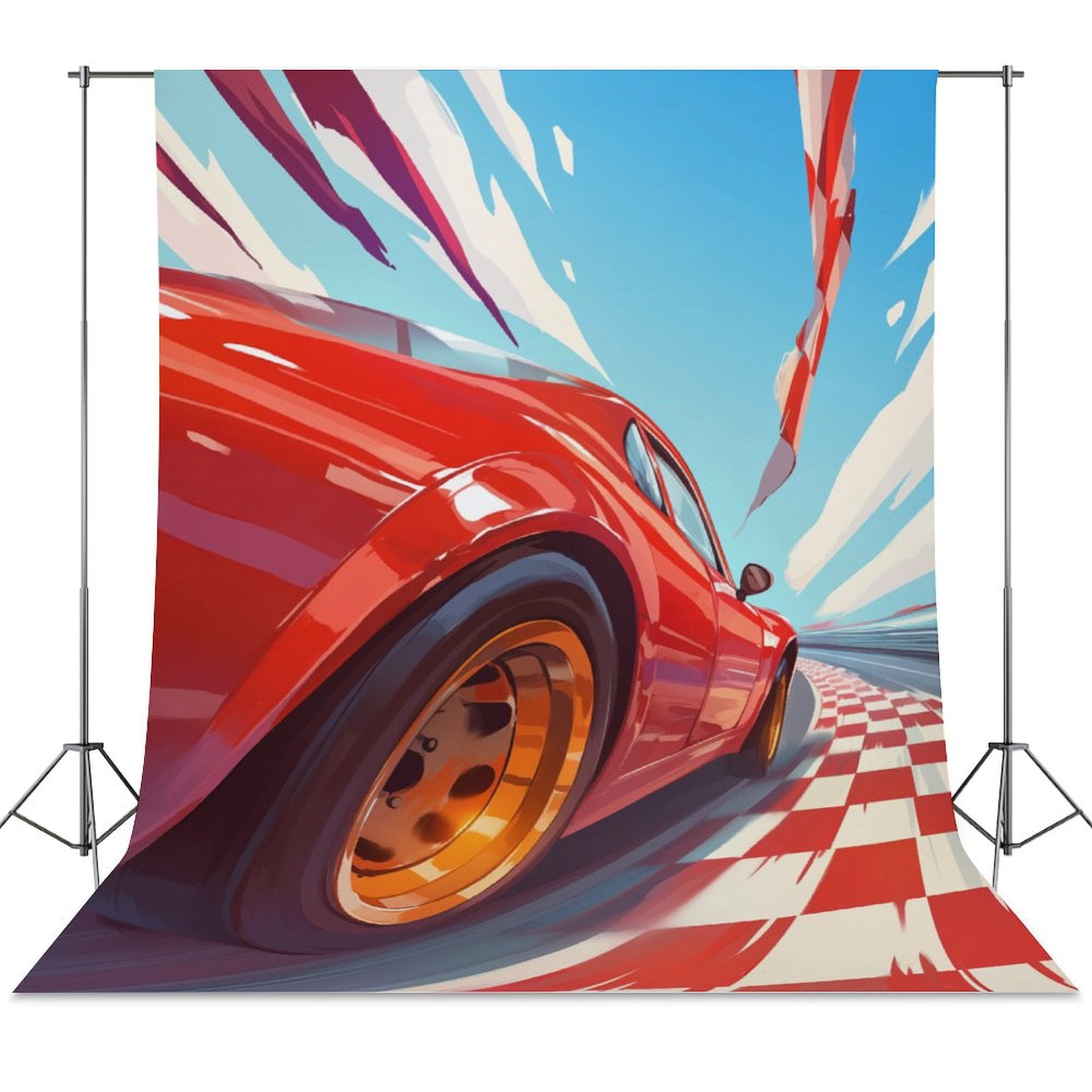 Racing And Flag Backdrop Background for Photography Photo Booth ...