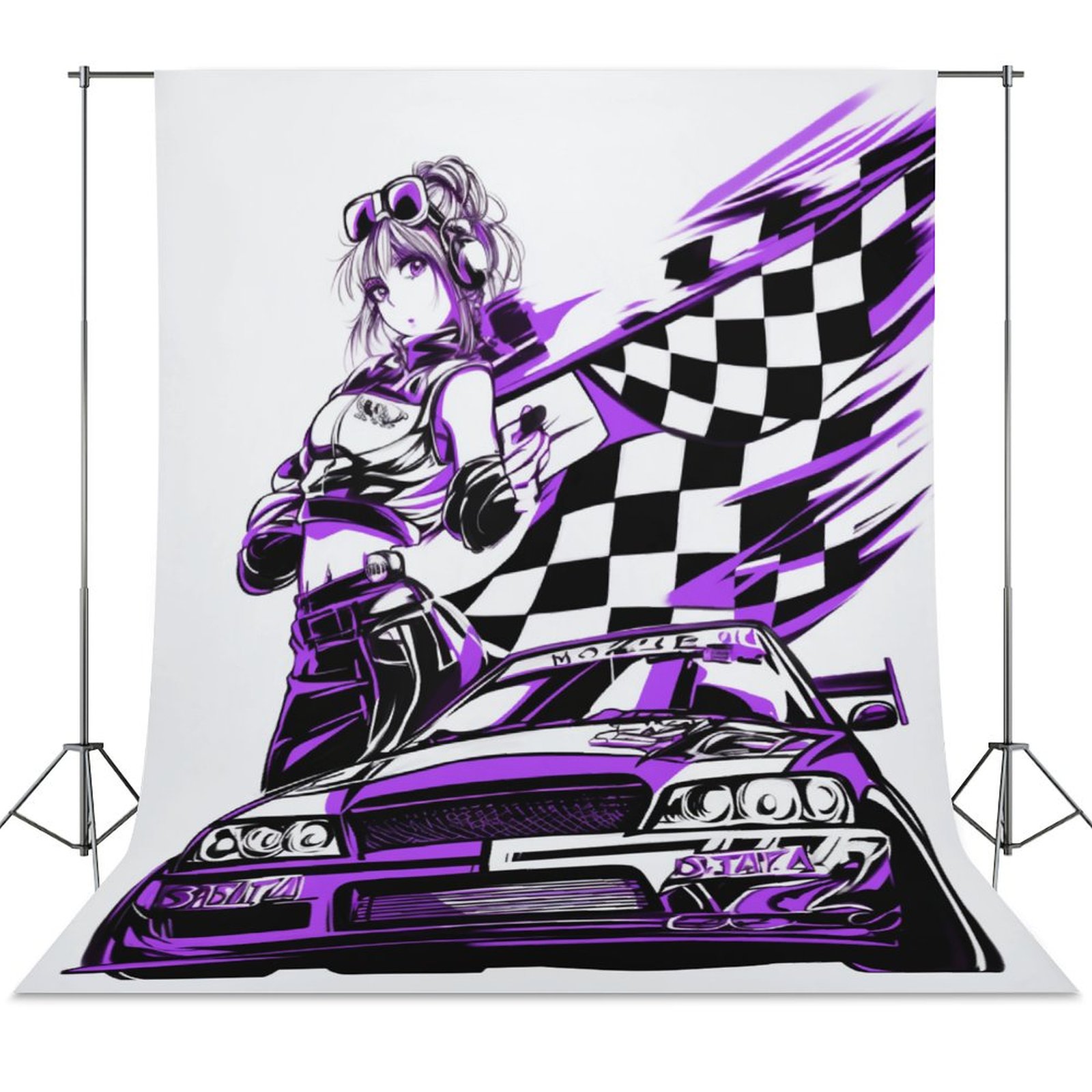 Racing And Flag Backdrop Background for Photography Photo Booth ...