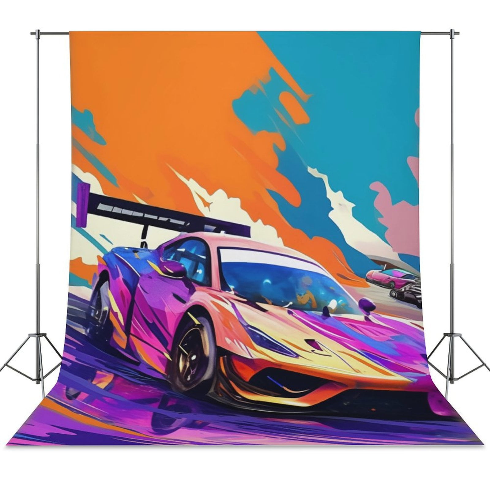 Racing And Flag Spring Backdrop Backdrops for Photography Photo ...