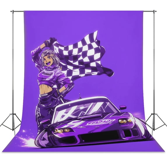 Racing And Flag Spring Backdrop Backdrops for Photography Photo ...