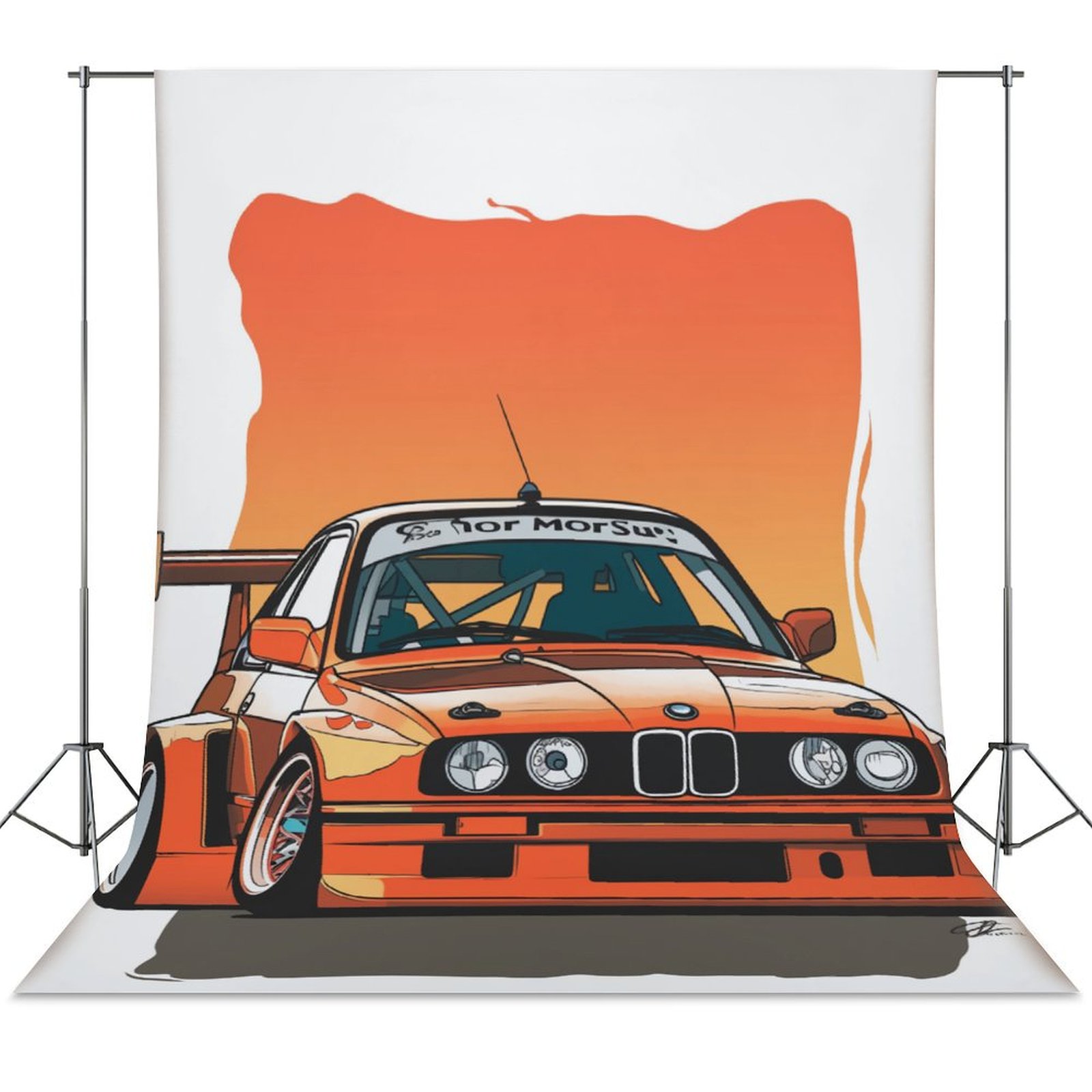 Racing And Flag Spring Wall Backdrop Background Floral Backdrops 5x7FT ...