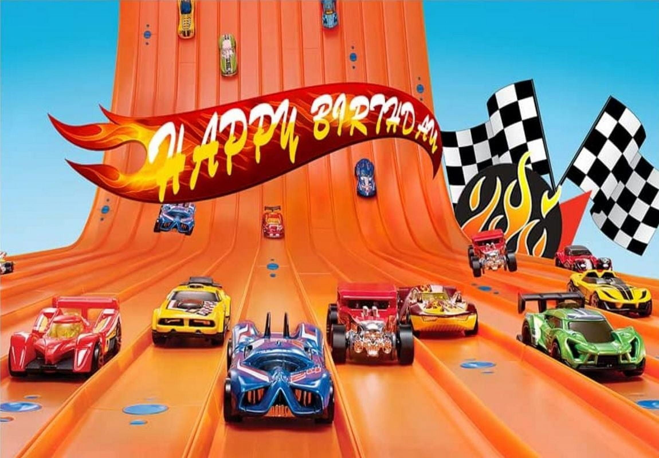 Racing Background Photography Backdrops Vintage Birthday ration Four ...