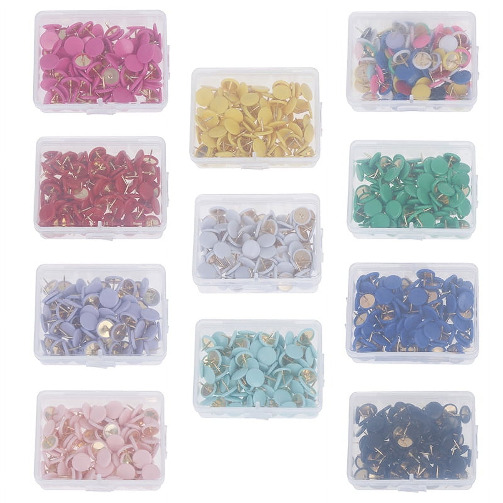 Racing Butterfly 100Pcs Round Push Pins Notice Board Map Thumb Tacks ...