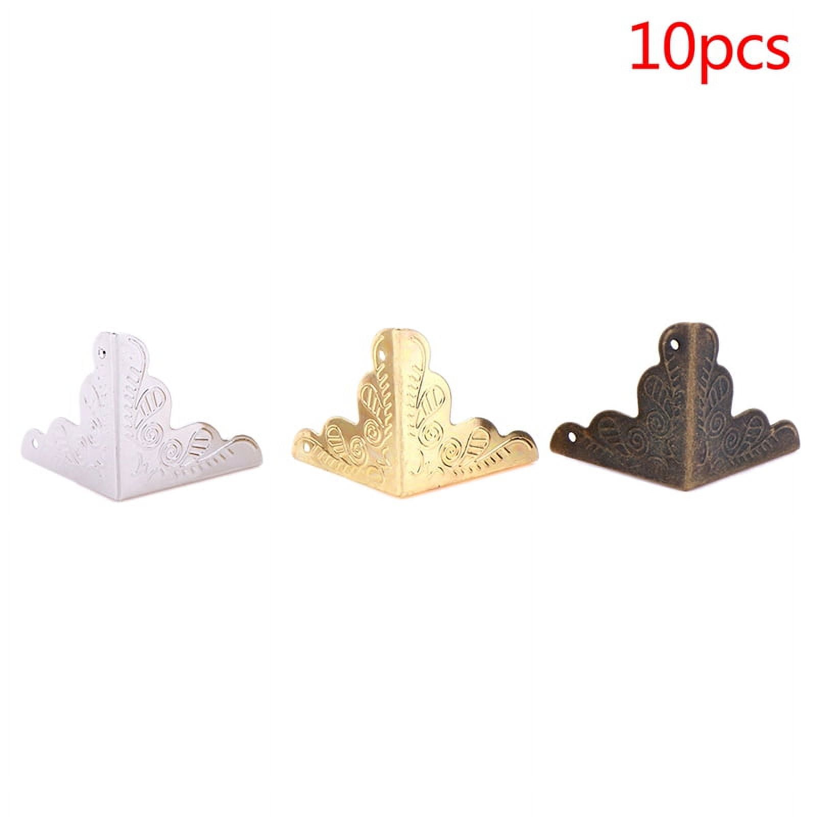 Racing Butterfly 10pcs 25 x 25mm Antique Jewelry Box Corner Foot Wooden ...