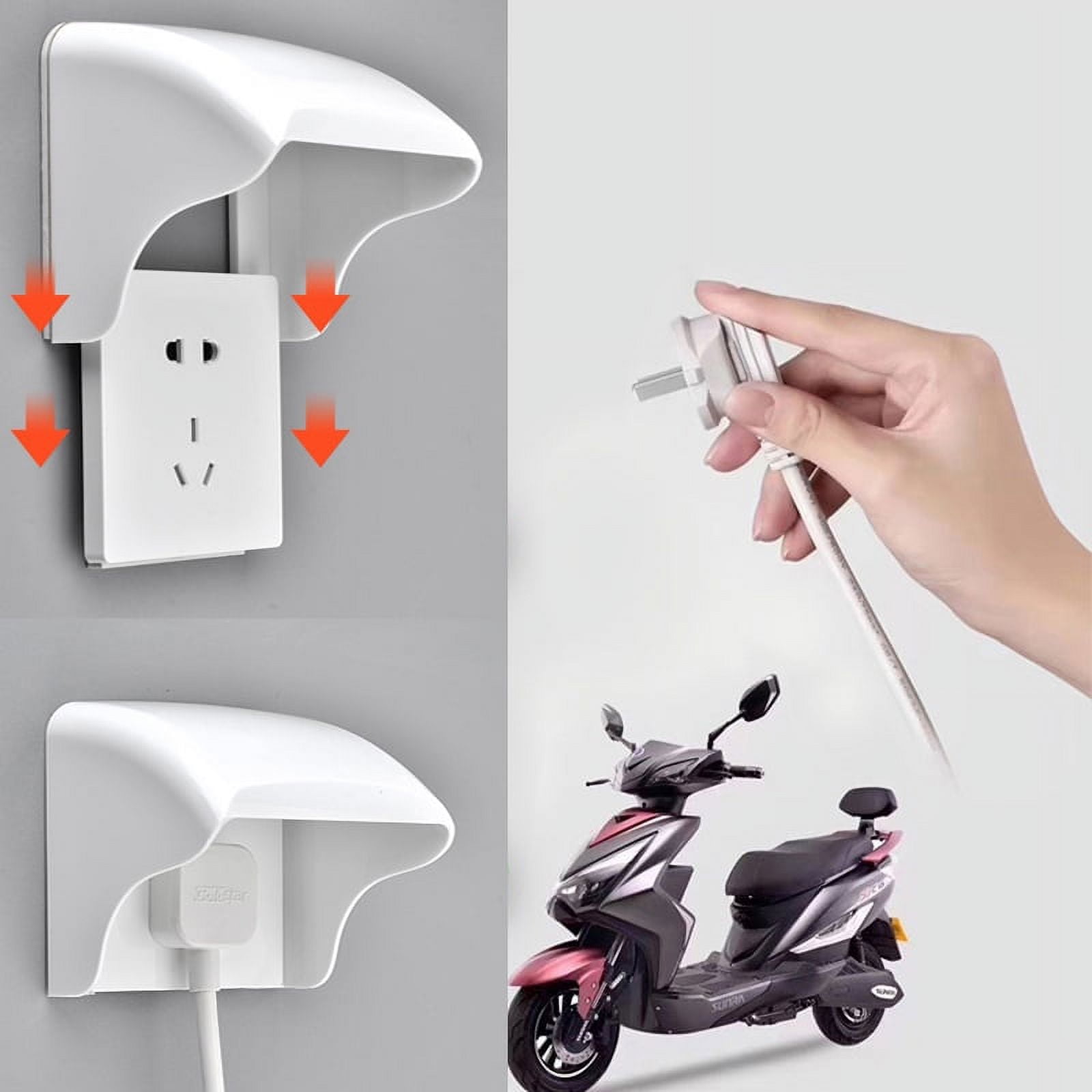 Racing Butterfly 1PC 86 Type Rainproof Box Wall Light Switch Socket ...