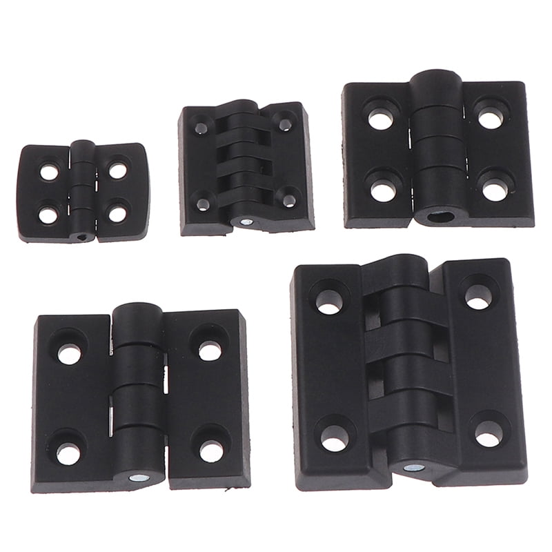 Racing Butterfly 1PCS Small Hinges Black Mini Plastic Door Bearing Butt ...