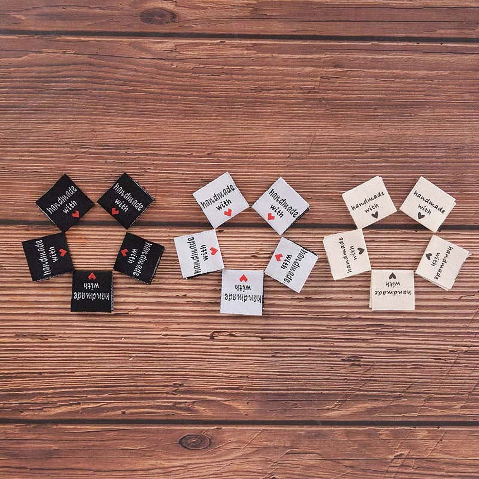 Racing Butterfly 50pcs Handmade labels tags fabric making sewing crafts ...