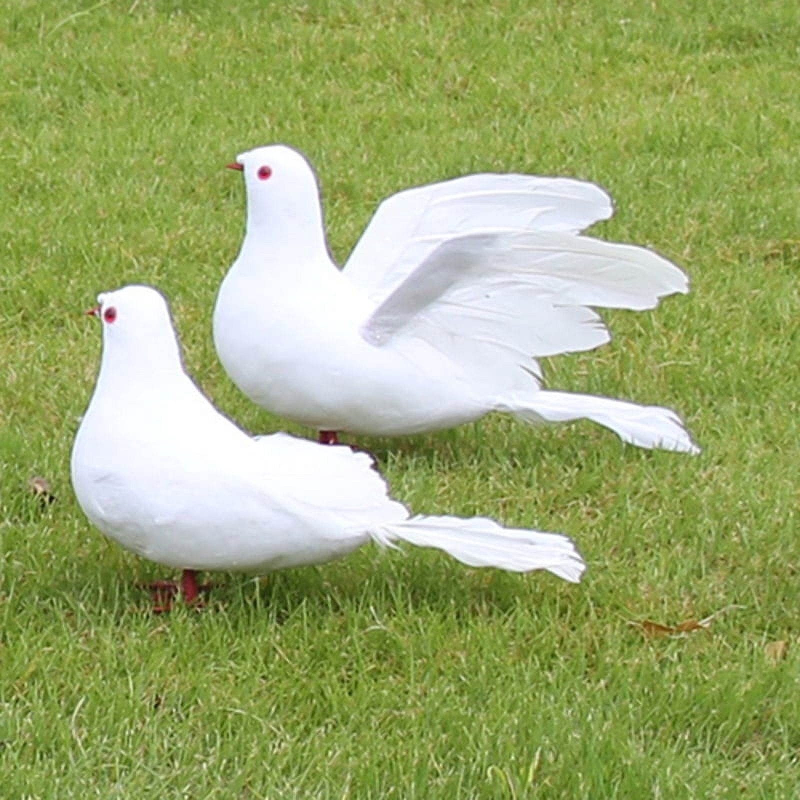 Racing Butterfly Artificial Simulation Peace Dove Foam Feather Birds ...
