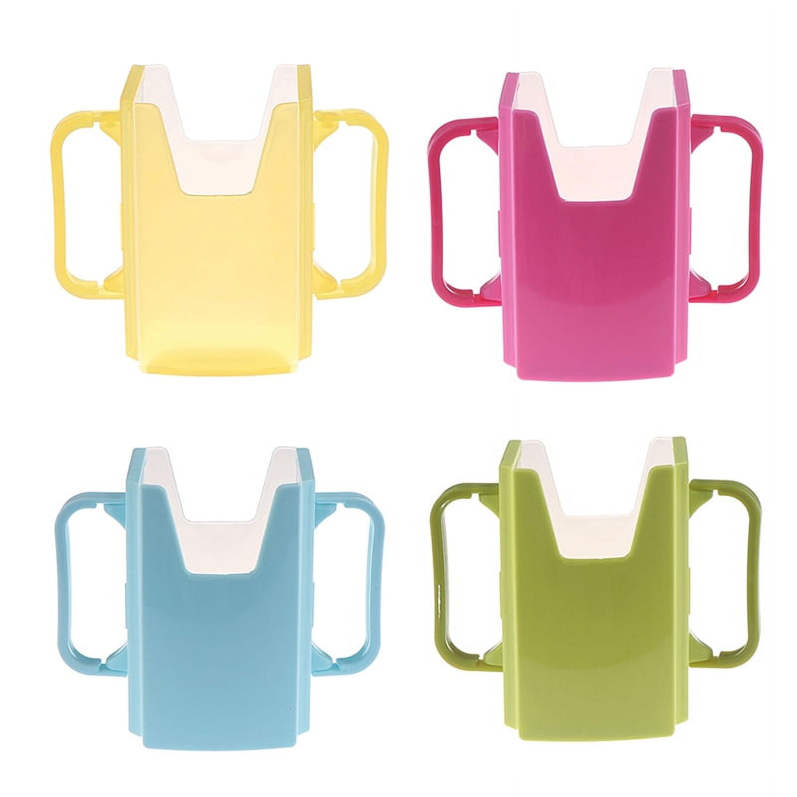 Racing Butterfly Bottle Cup Milk Holder Adjustable Safety Plastic Baby ...