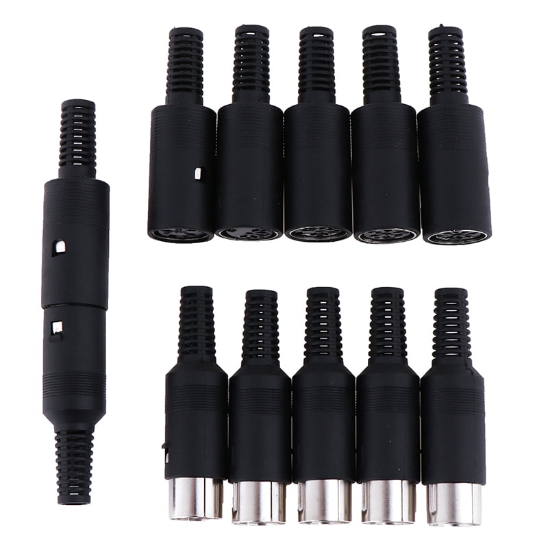 Racing Butterfly DIN Plug Socket Connector 3/4/5/6/7/8 PIN Male/Female ...