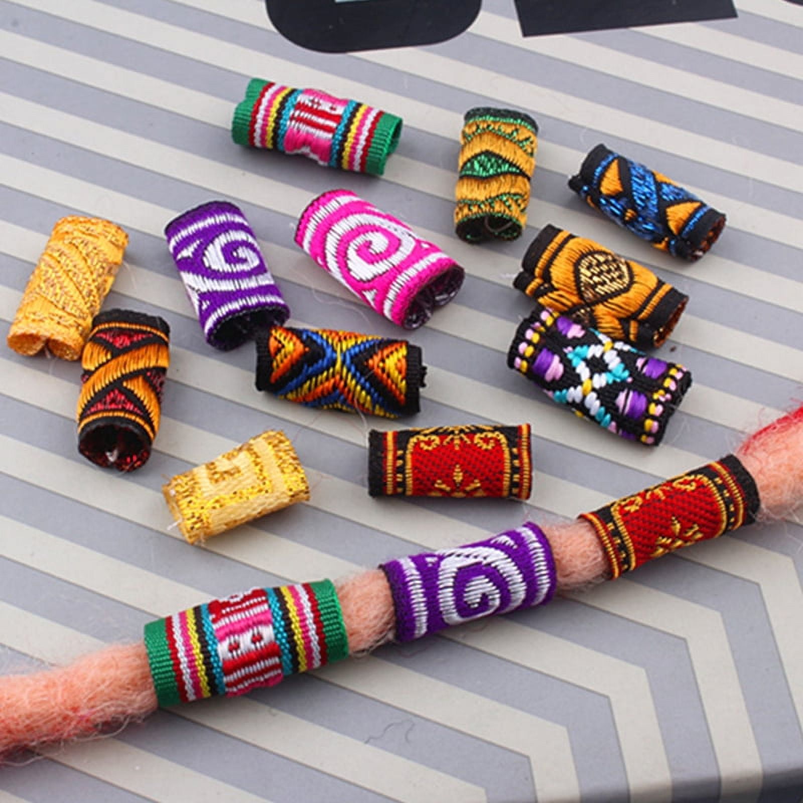 Racing Butterfly Dread Dreadlock Beads Clips Cuff For Hair Braid Beads ...