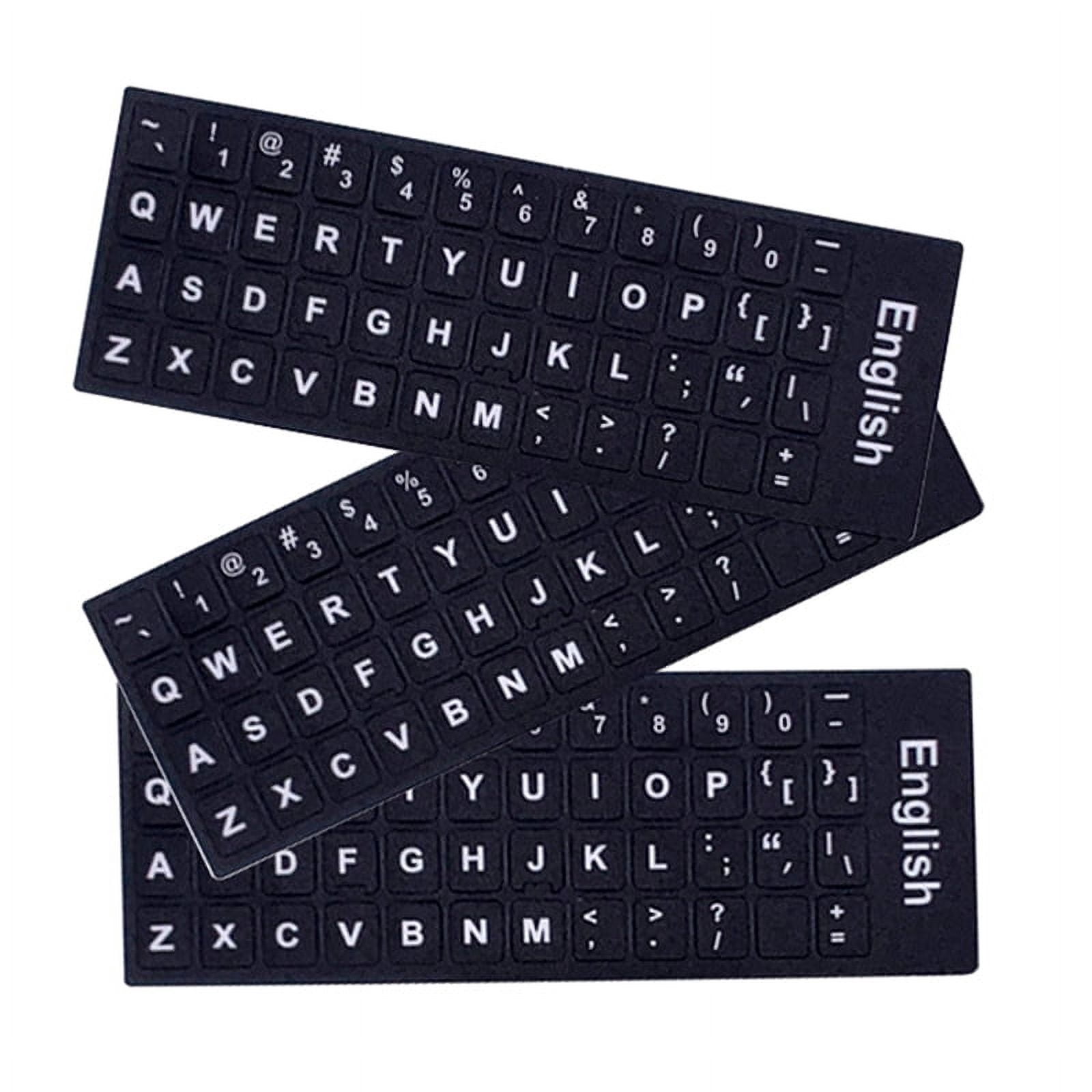Racing Butterfly English letters keyboard Stickers Cover Computer ...