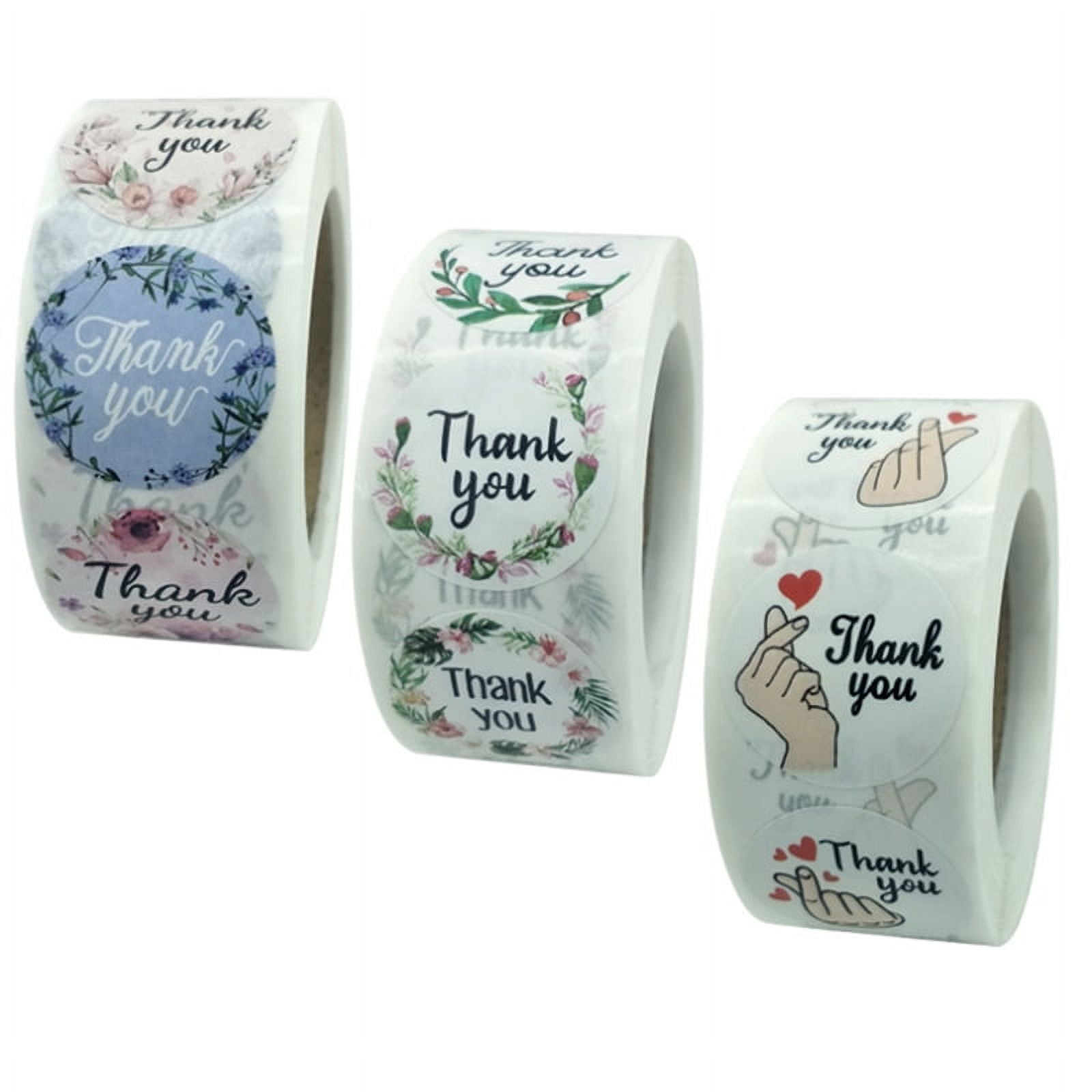 Racing Butterfly Flower Thank You Stickers Labels Gift Packaging ...