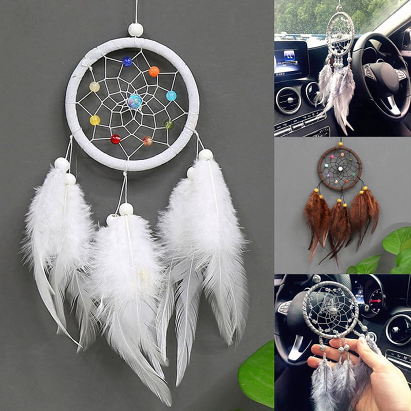 Racing Butterfly Handmade Dream Catcher Hanging With Rattan Bead ...