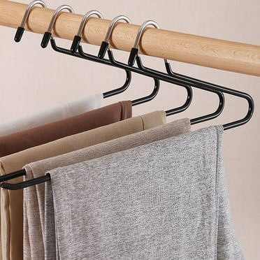 Ktinnead Slack/Trousers Pants Hangers Space Saving,20 Pack Strong and ...