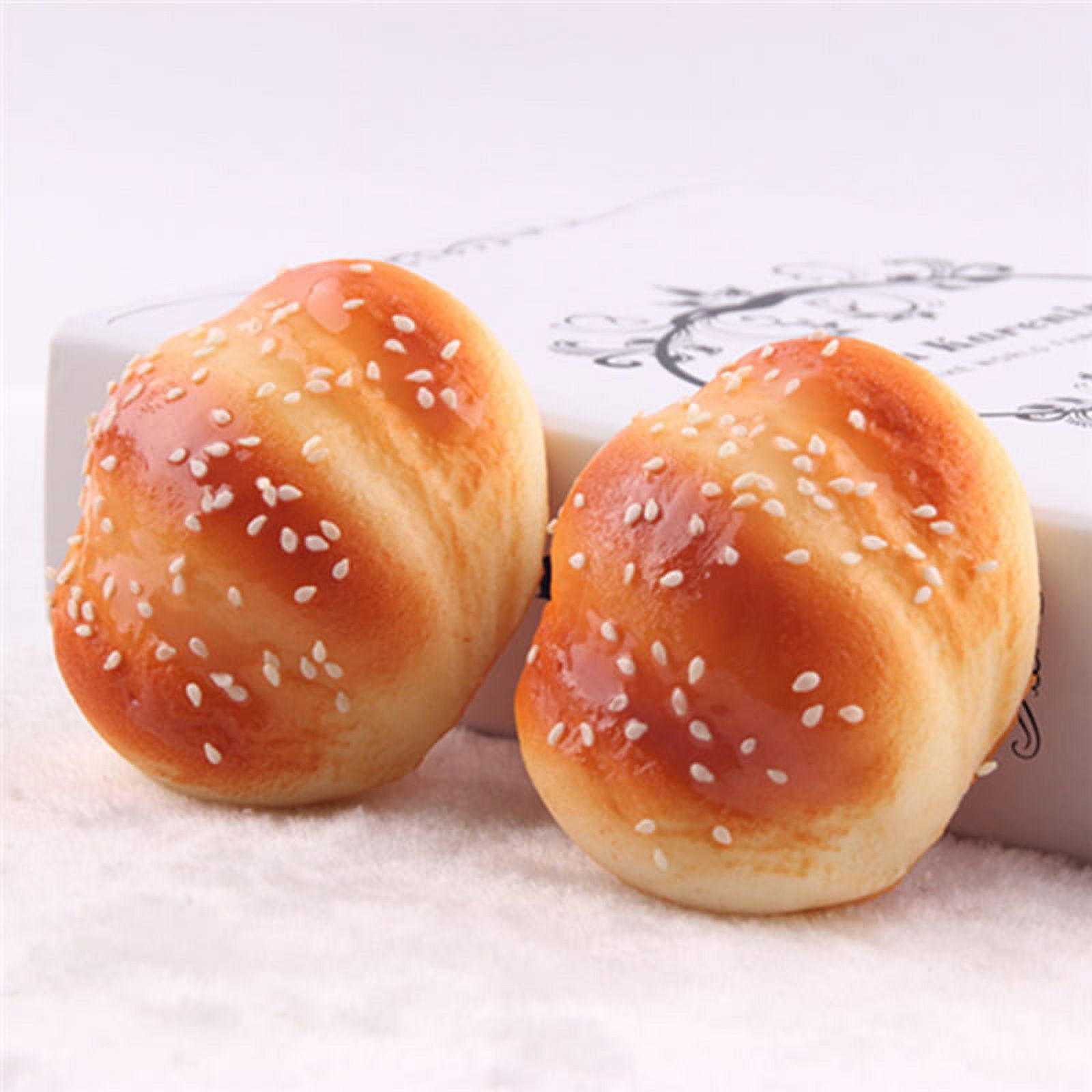 Racing Butterfly New 8cm Kawaii Squishy Buns Toast Bread Cartoon Soft ...