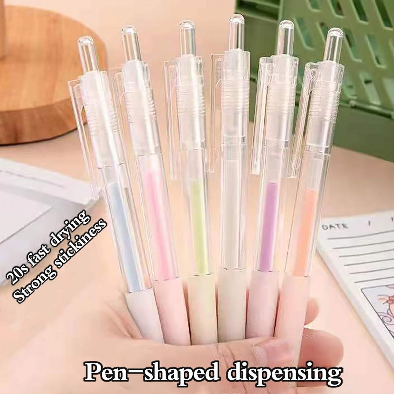 Racing Butterfly Solid Glue Stick Pen Press Pen Scrapbook Quick Dry ...