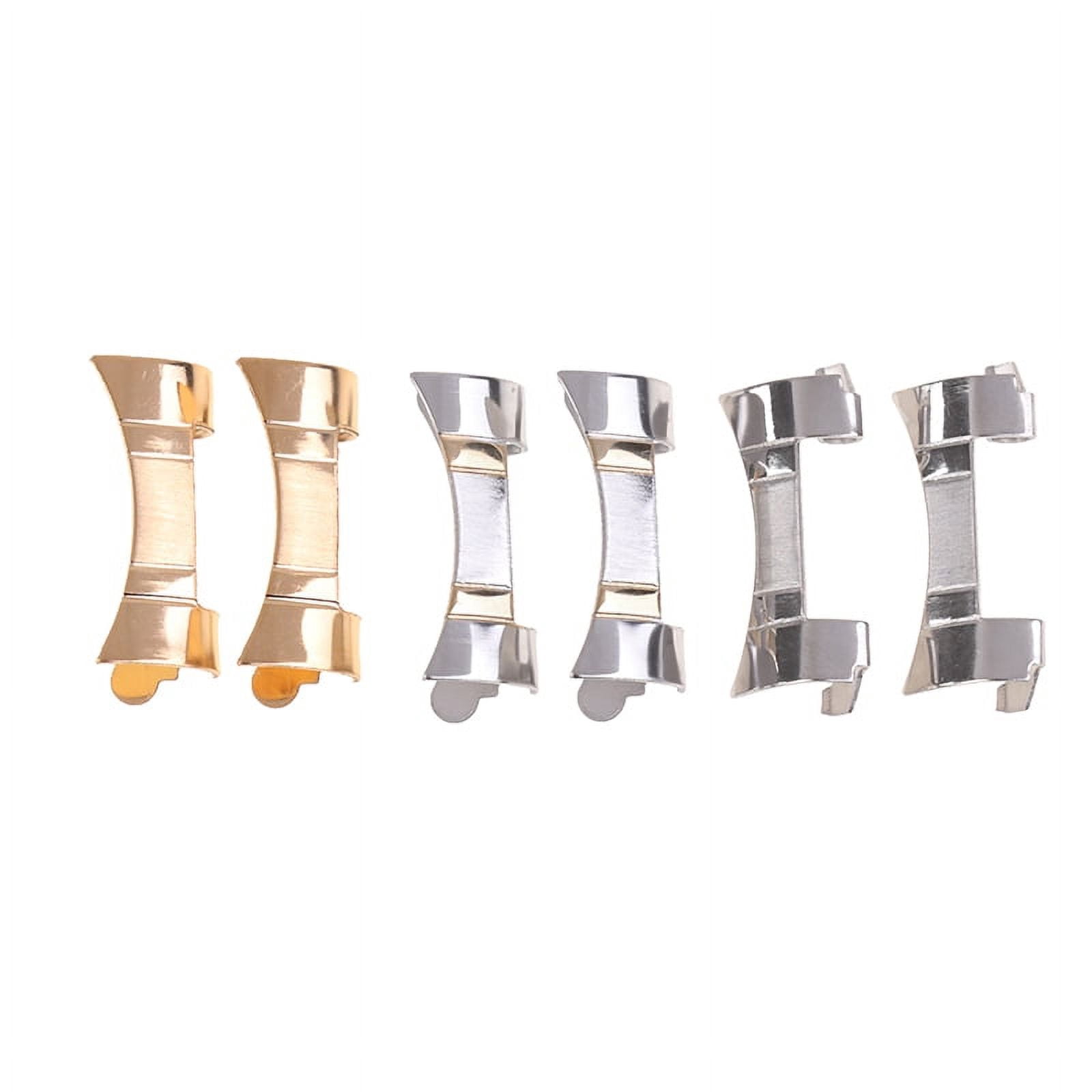 Racing Butterfly Stainless Steel Watch Strap Link Curved End Watch Band ...