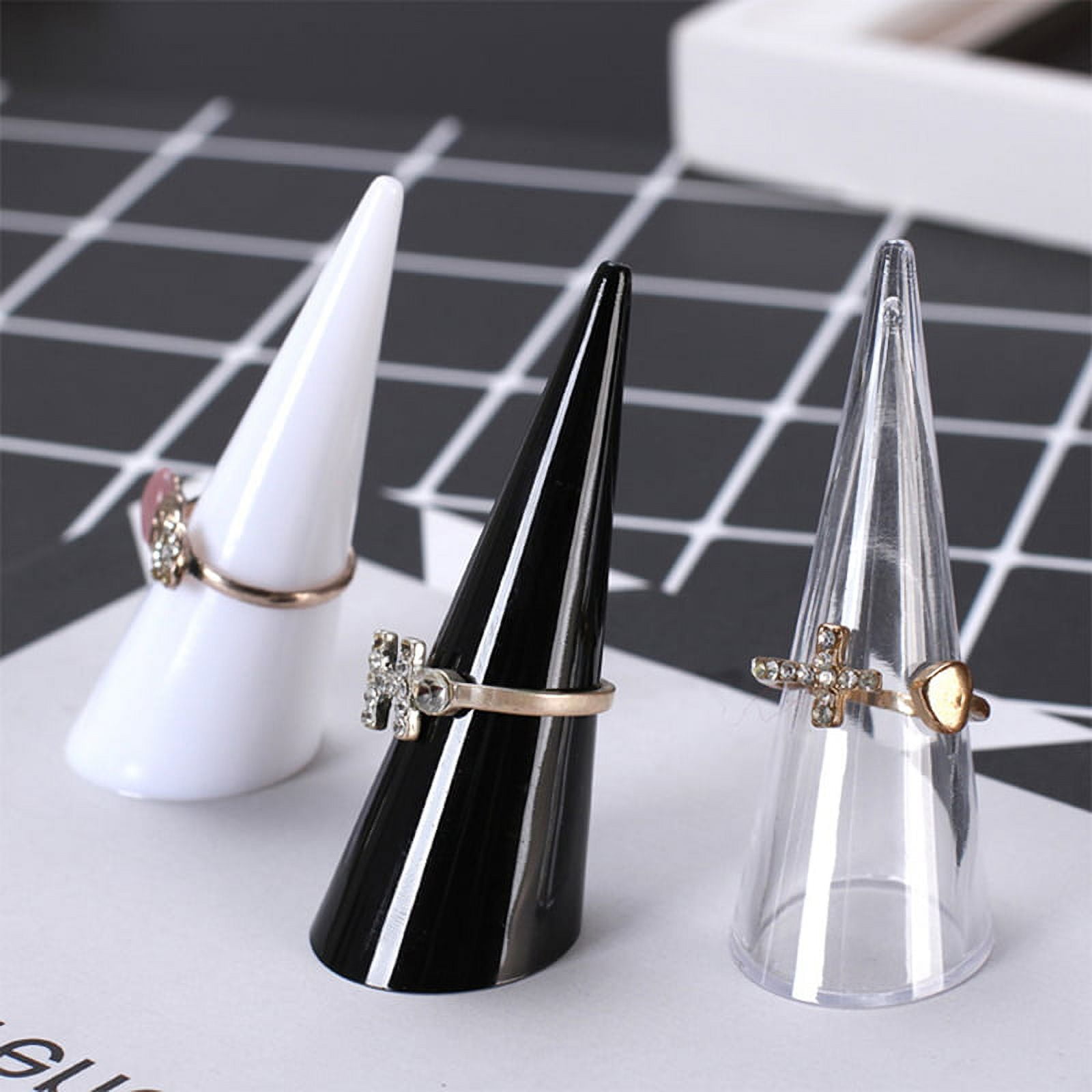 Racing Butterfly Triangle Cone Finger Display Ring Holder Storage ...