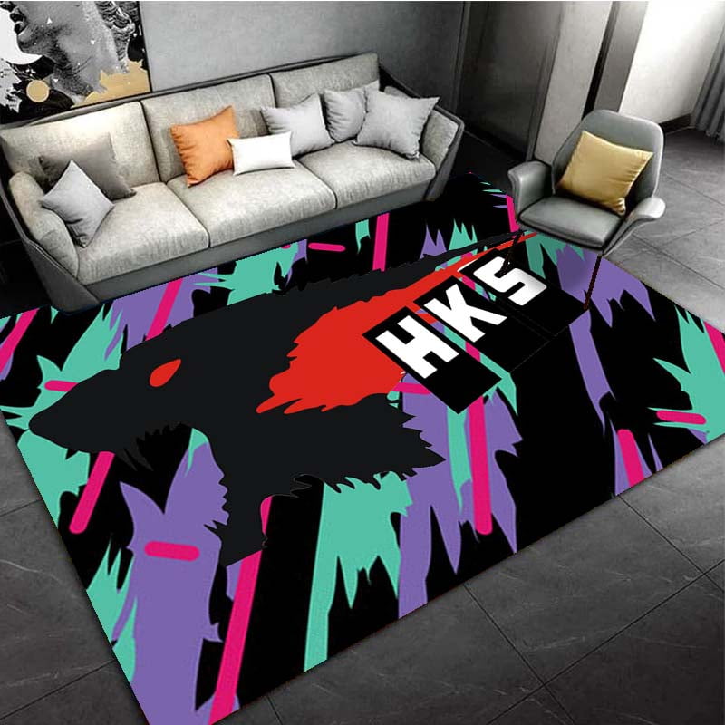 Racing Car Automotive Parts Area Rugs for Living Room Bedroom ration ...