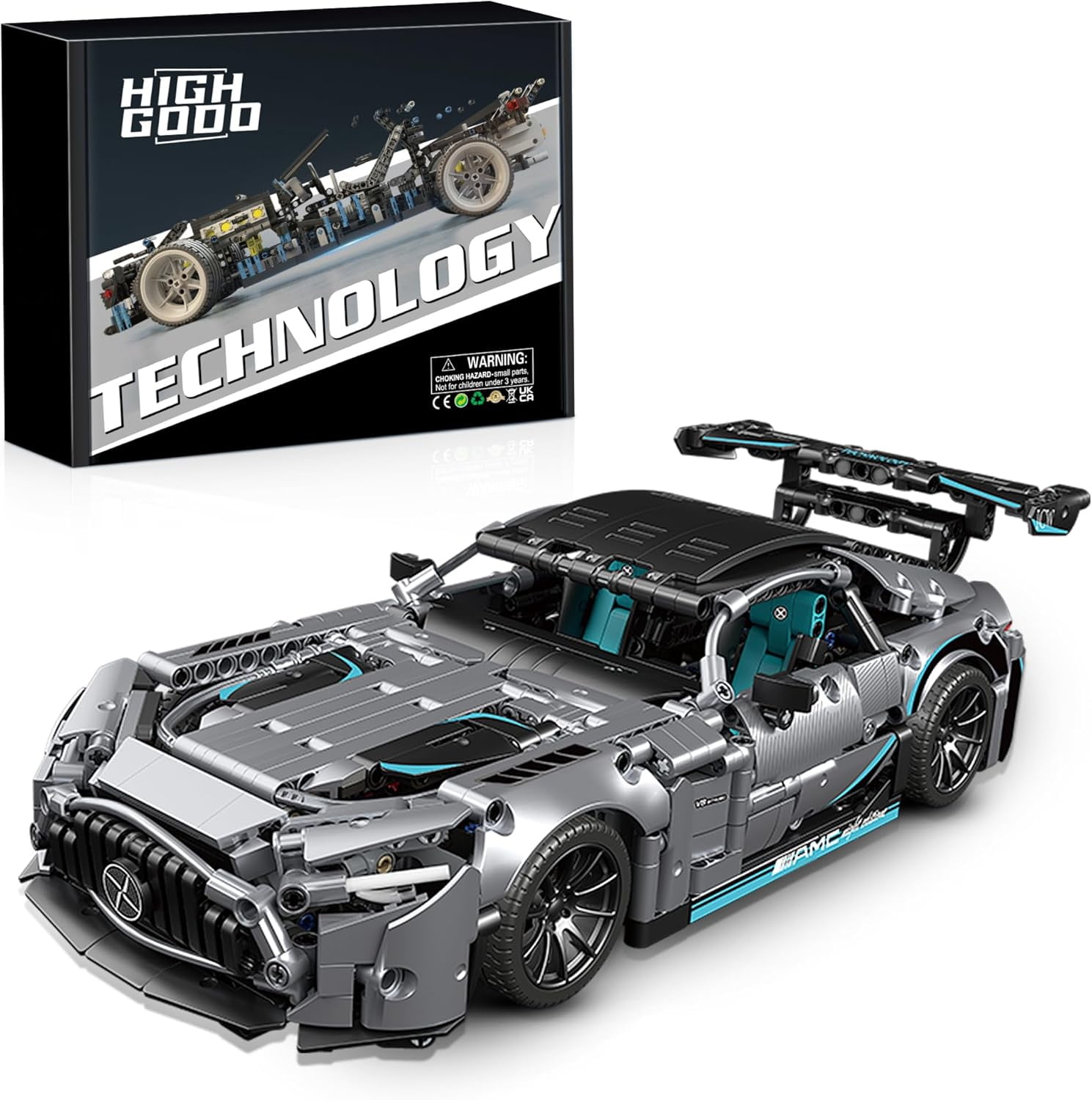 Racing Car Building Kit for Adults,1:14 MOC Super Sports Car Building ...
