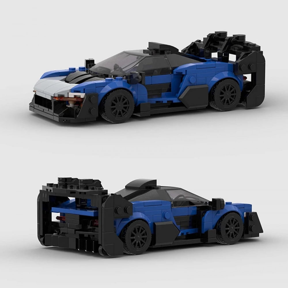 Racing Car City Speed Champions Sports Building Blocks MOC Senna GTR ...