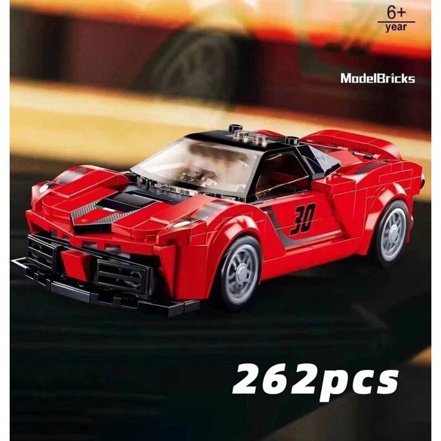 Racing Car City Speed Champions Sports Model Building Blocks DIY Bricks ...
