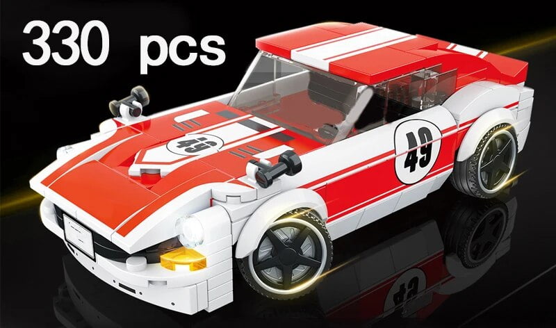 Racing Car City Speed Champions Sports Model Building Blocks DIY Bricks ...