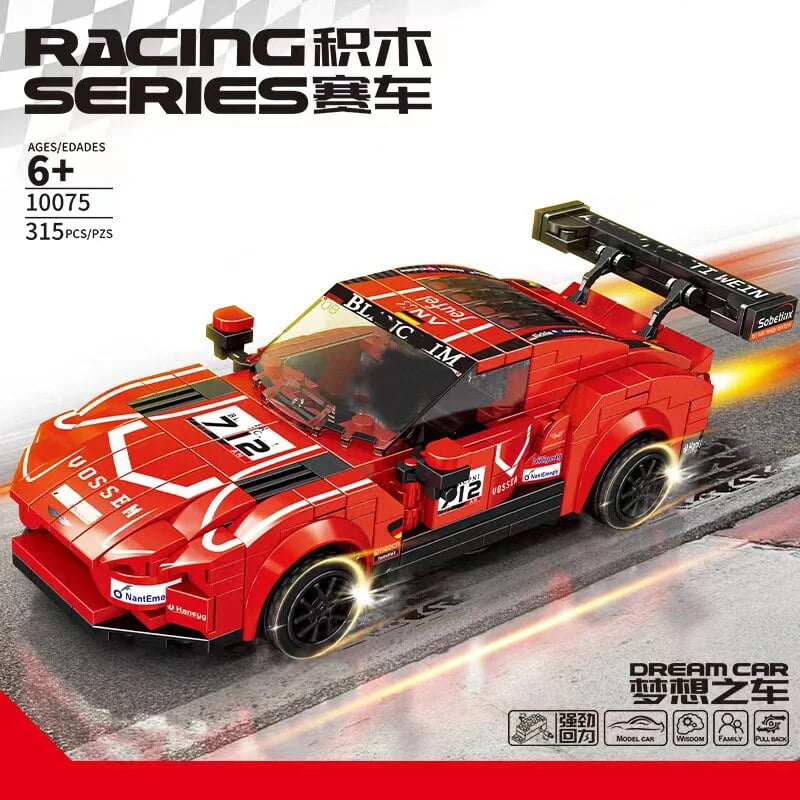 Racing Car City Speed Champions Sports Model Building Blocks DIY Bricks ...