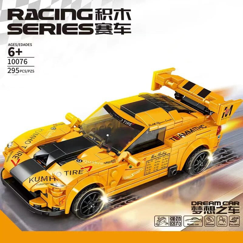 Racing Car City Speed Champions Sports Model Building Blocks DIY Bricks ...